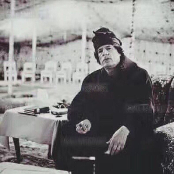 Picture of Muammar Gaddafi