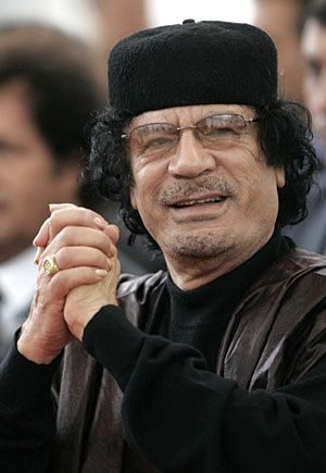 Picture of Muammar Gaddafi