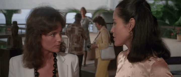 Jacqueline Bisset and Barbara Carrera