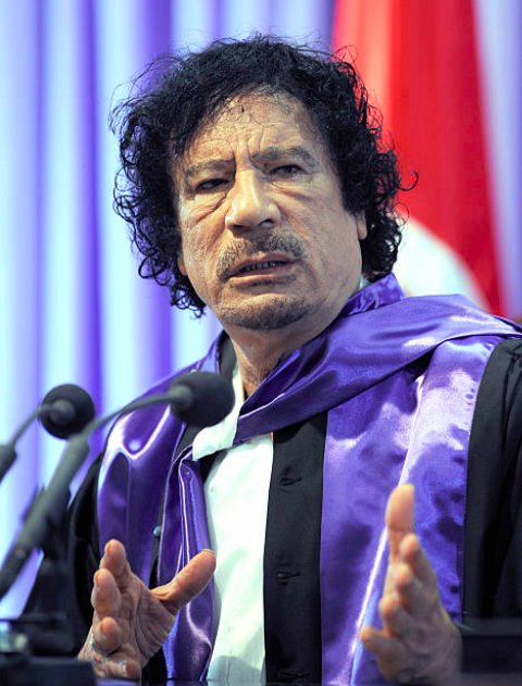 Picture of Muammar Gaddafi