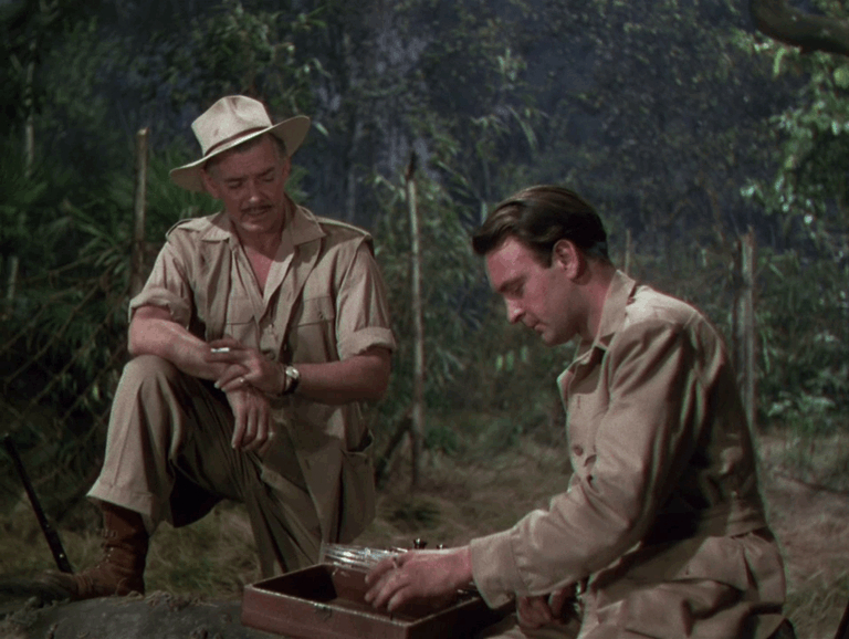 Clark Gable and Donald Sinden