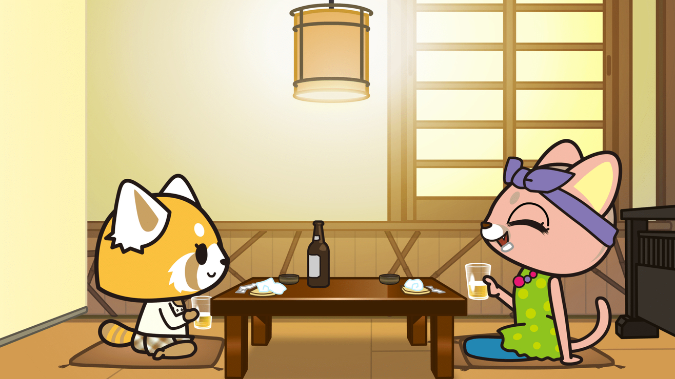 Retsuko with Friend