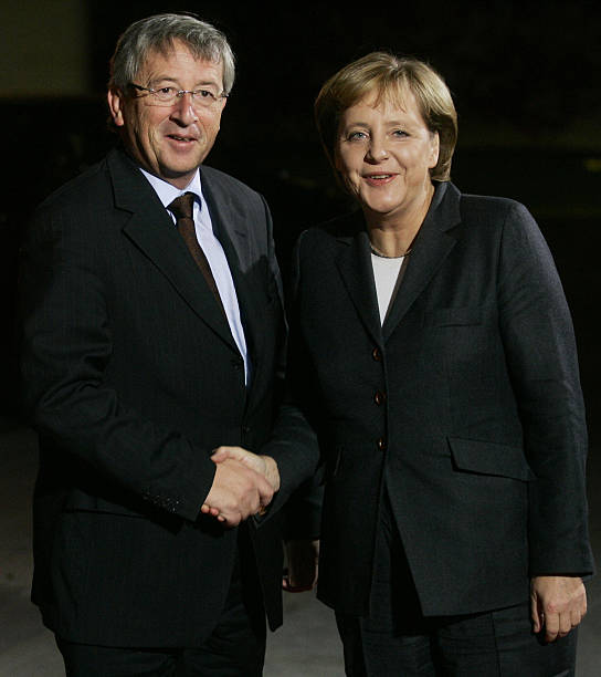 Jean-Claude Juncker, Angela Merkel