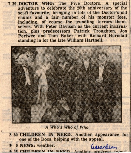 "Doctor Who" The Five Doctors picture