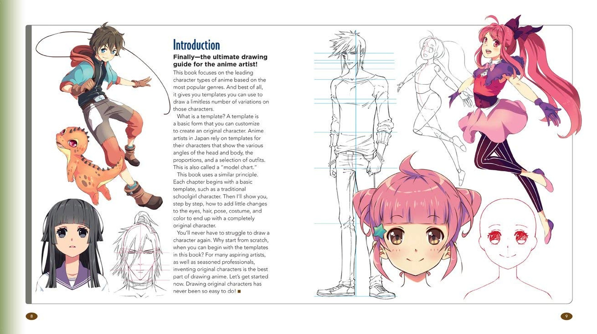 Image Of The Master Guide To Drawing Anime How To Draw Original Characters From Simple Templates