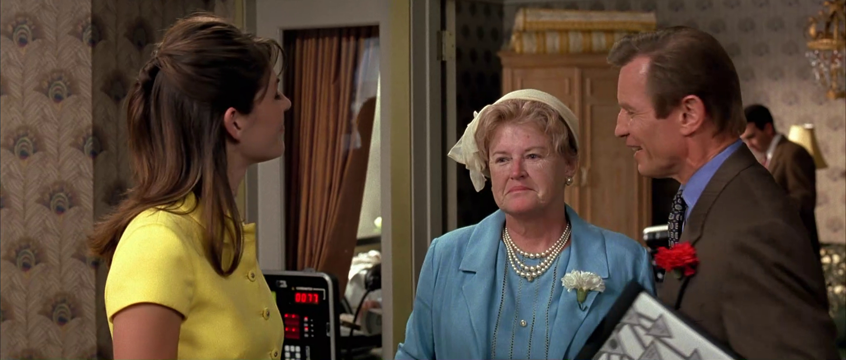 Elizabeth Hurley, Kaye Wade and Michael York