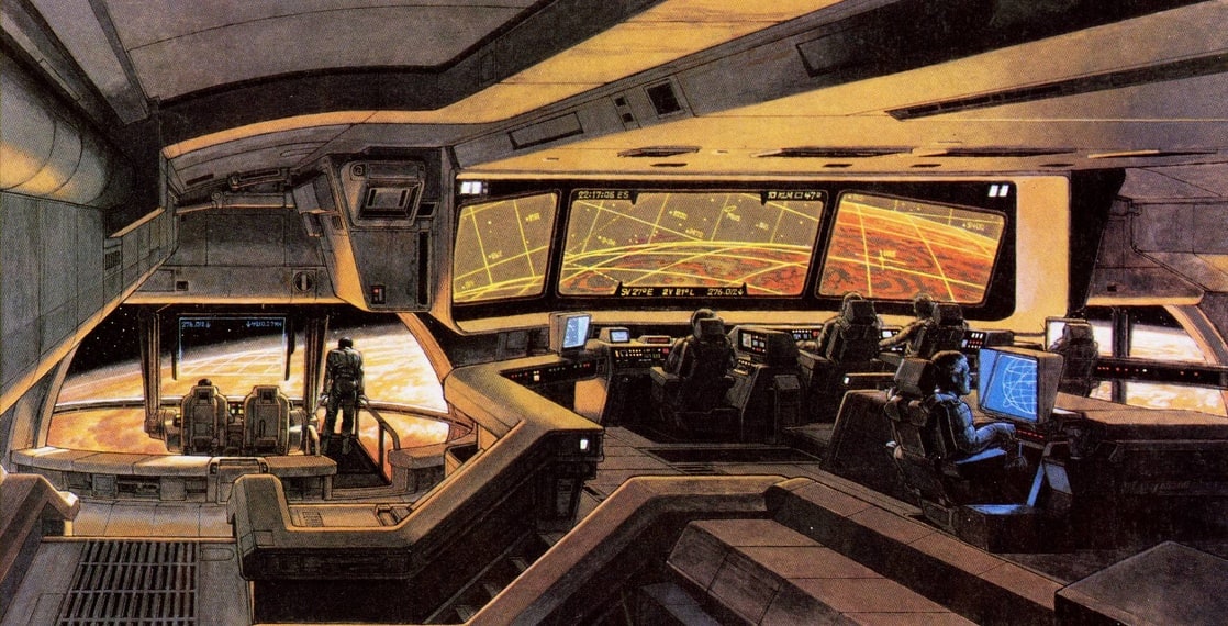 Concept art by Syd Mead