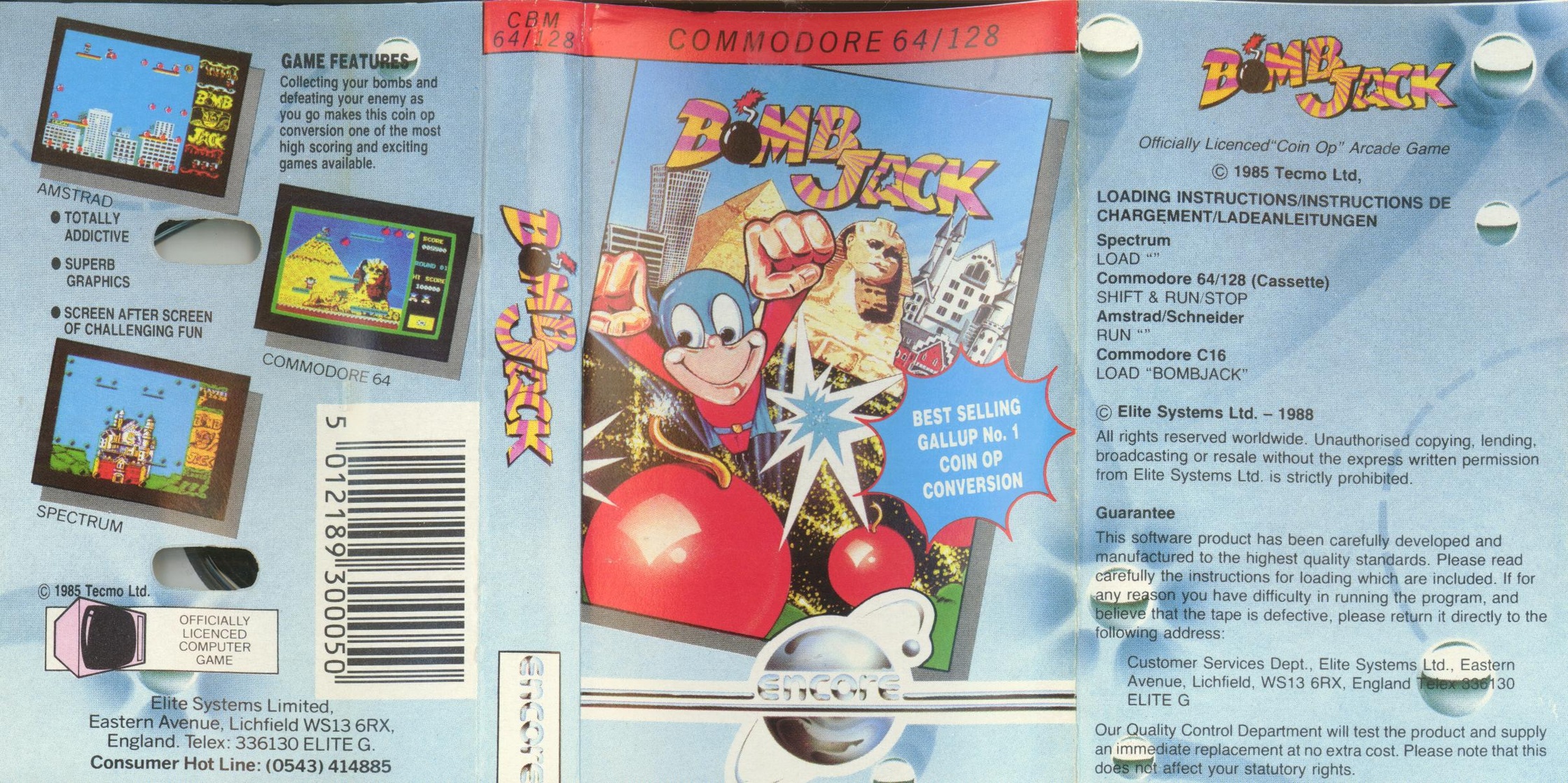 Picture of Bomb Jack (Commodore 64)