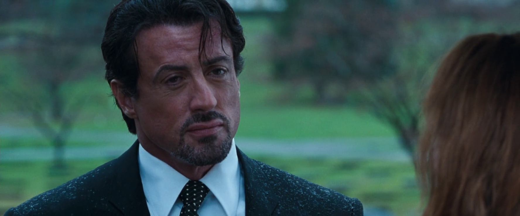 Sylvester Stallone and Miranda Richardson