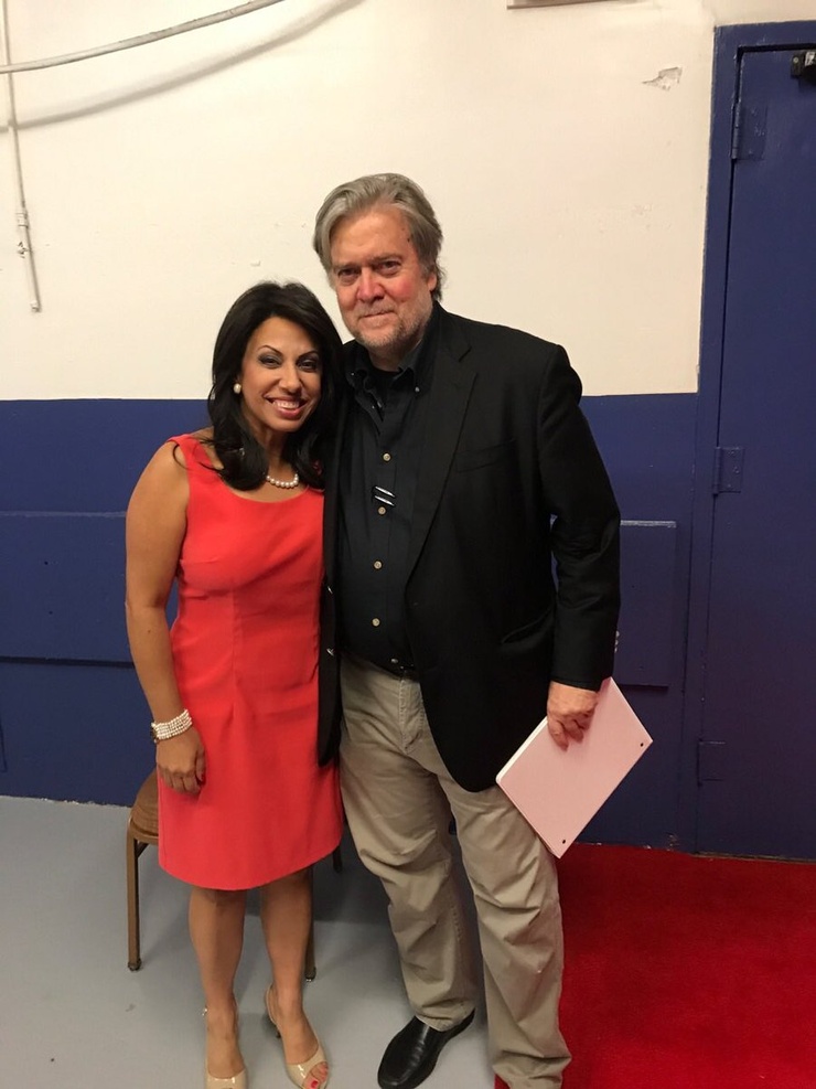 Brigitte Gabriel, Steve Bannon