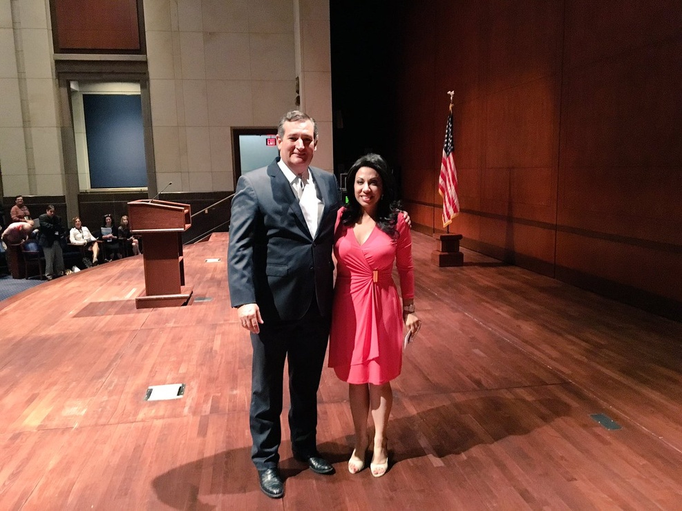 Brigitte Gabriel, Ted Cruz