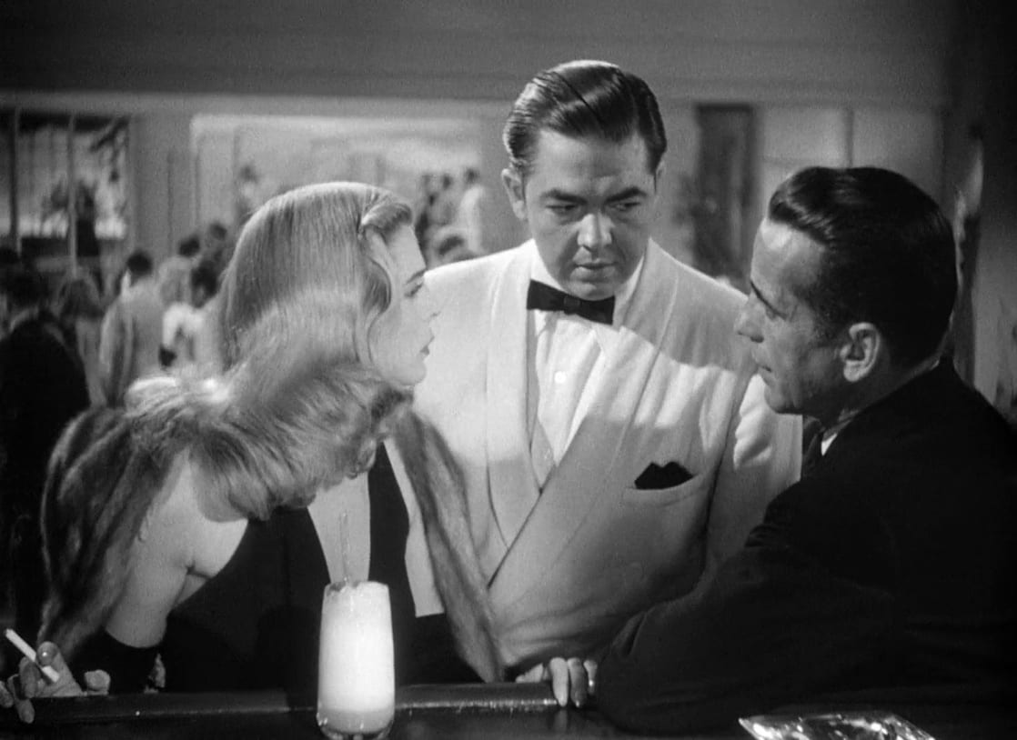 Lizabeth Scott, Marvin Miller, Humphrey Bogart
