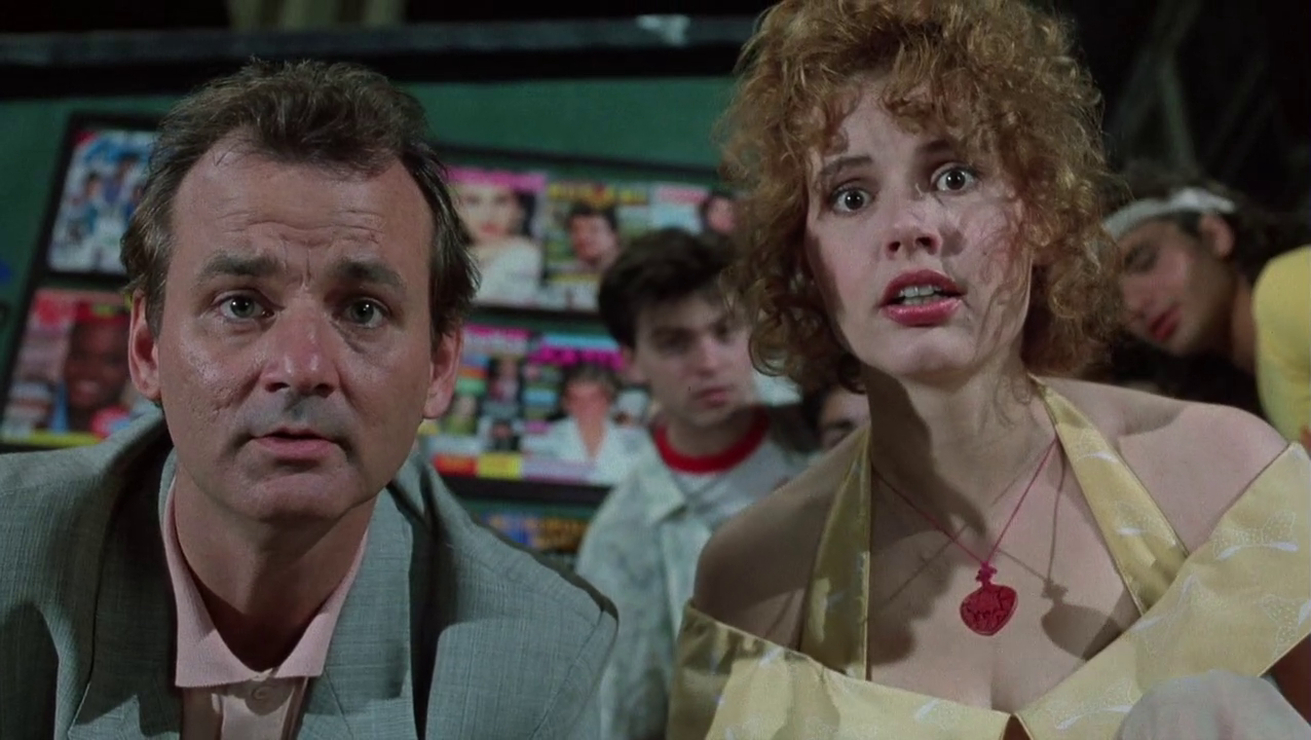 Bill Murray and Geena Davis