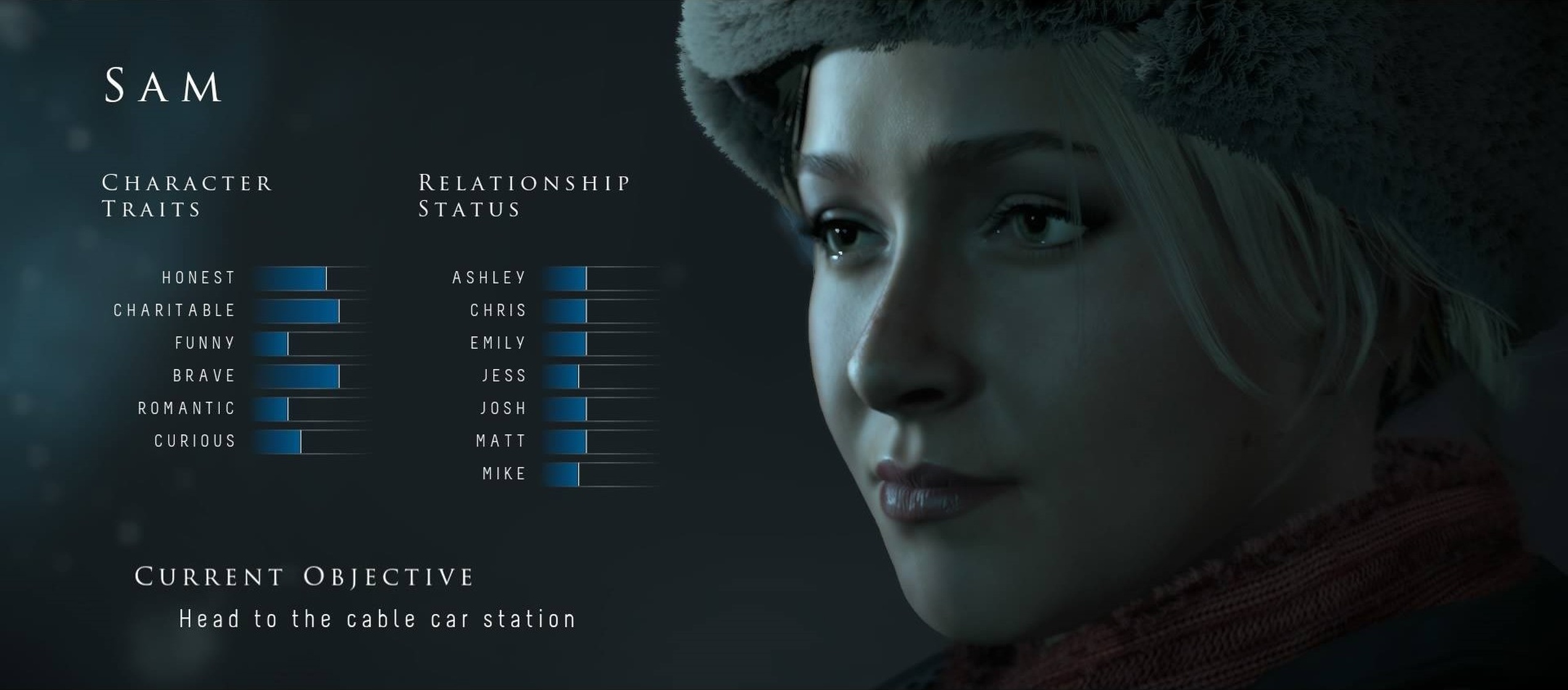 Picture of Sam Giddings (Until Dawn)