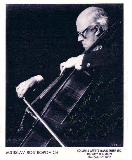 Mstislav Rostropovich picture