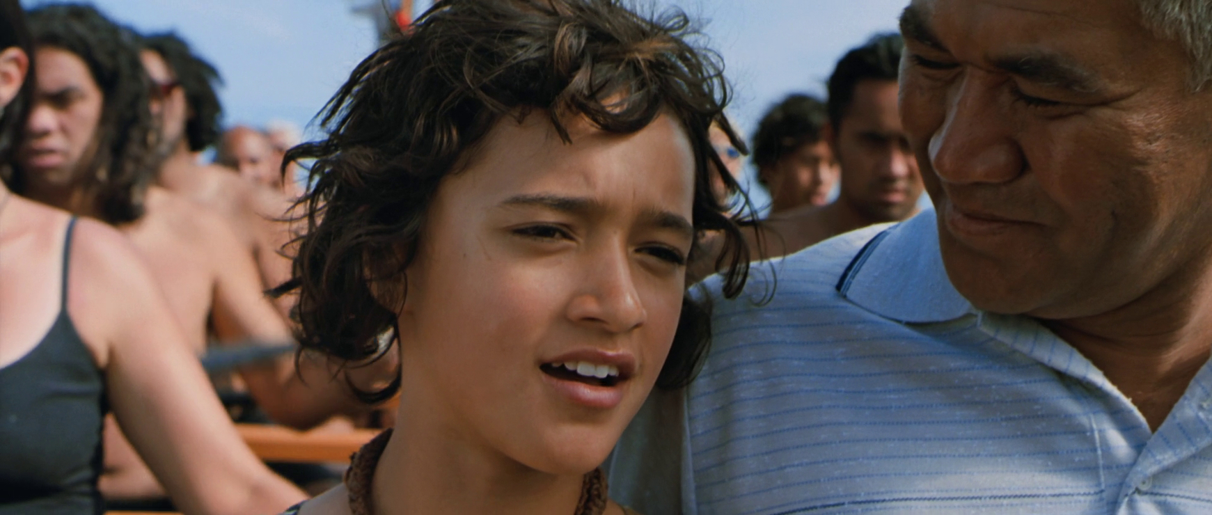 Keisha Castle-Hughes and Rawiri Paratene