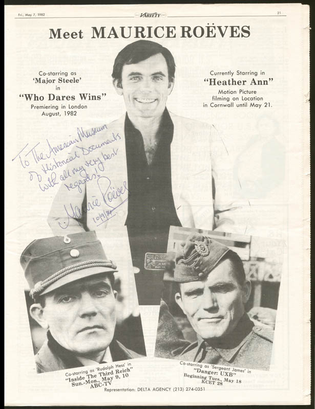 Picture of Maurice Roëves