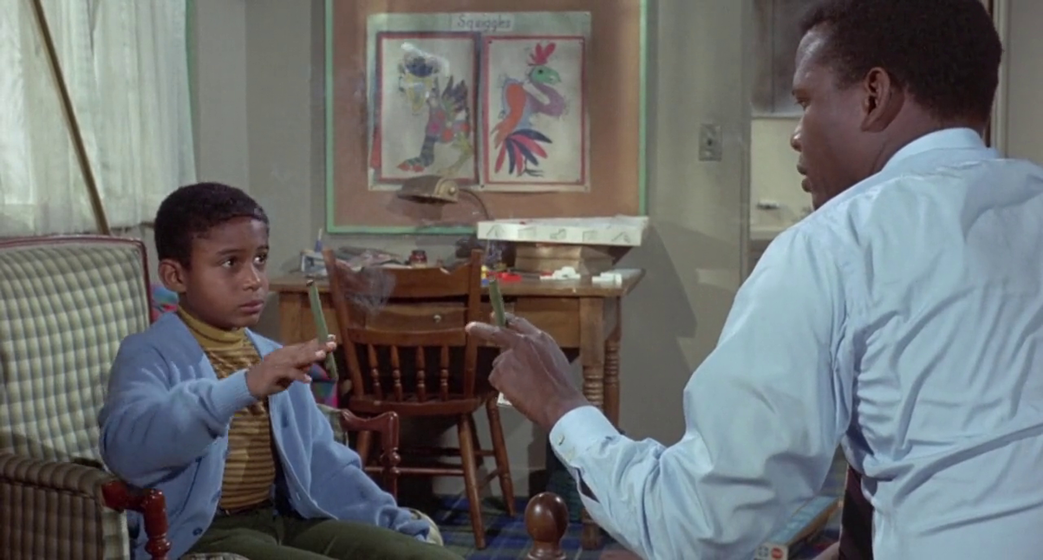 George Spell and Sidney Poitier