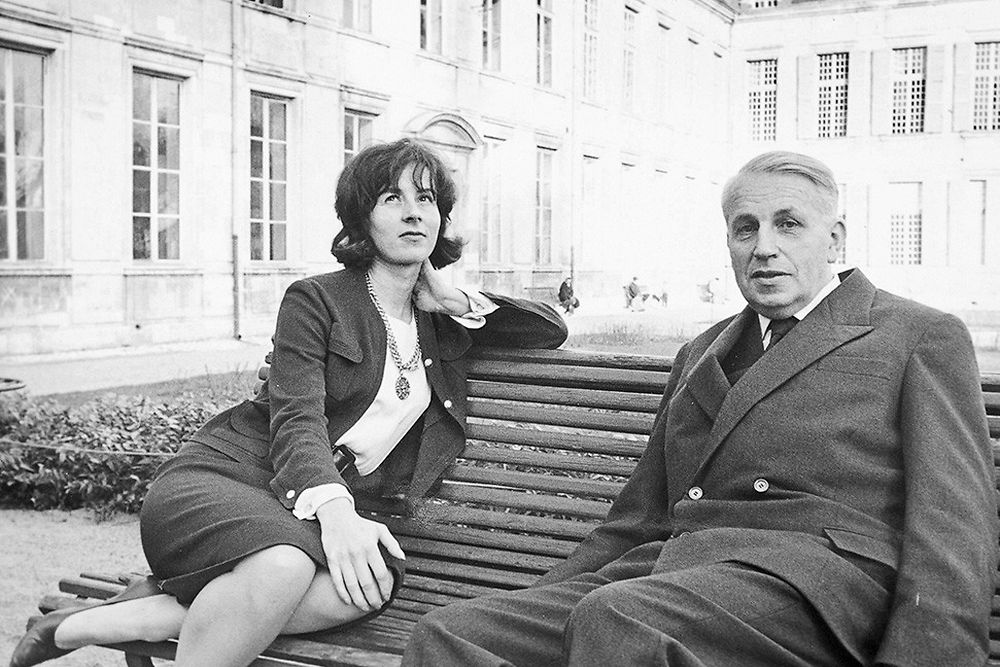 With Madeleine Chapsal