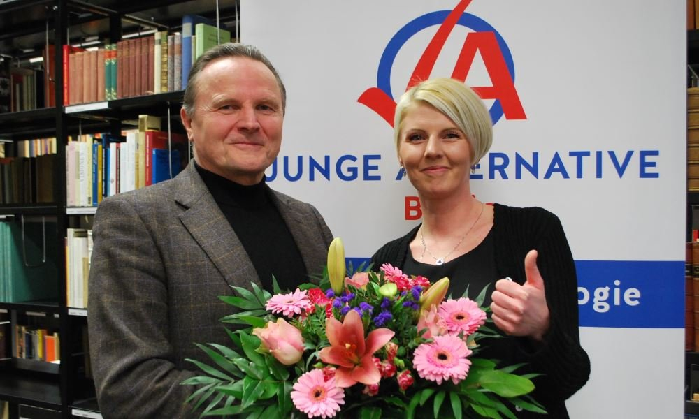Georg Pazderski and Jessica Bießmann