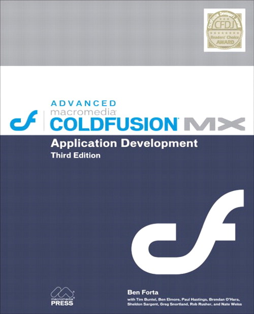 Picture of Advanced Macromedia ColdFusion MX Application Development ...