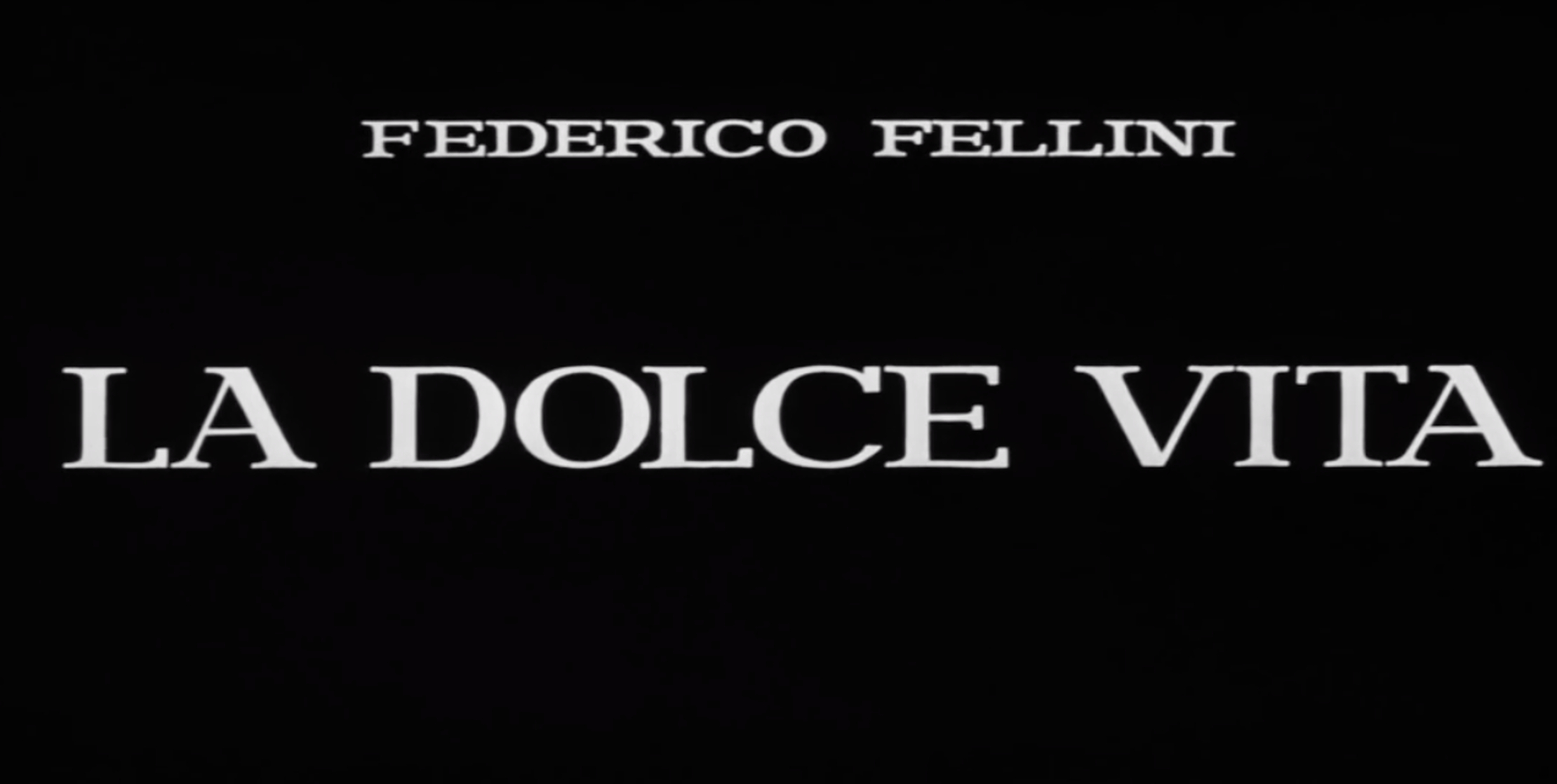 La Dolce Vita