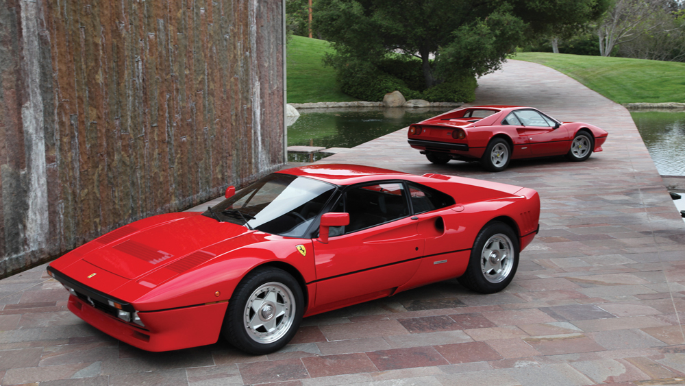 Ferrari 288 GTO and 308 GTB