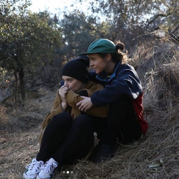 Ellen Page and Emma Portner