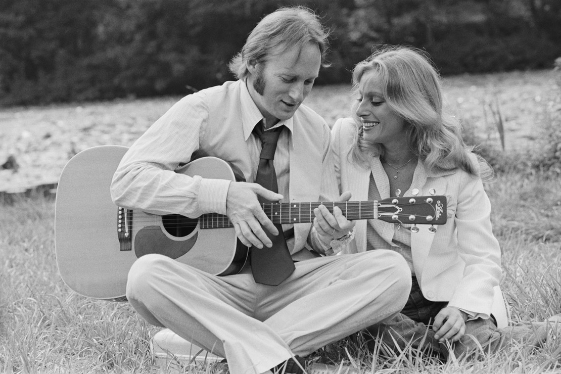 Stephen Stills and Véronique Sanson