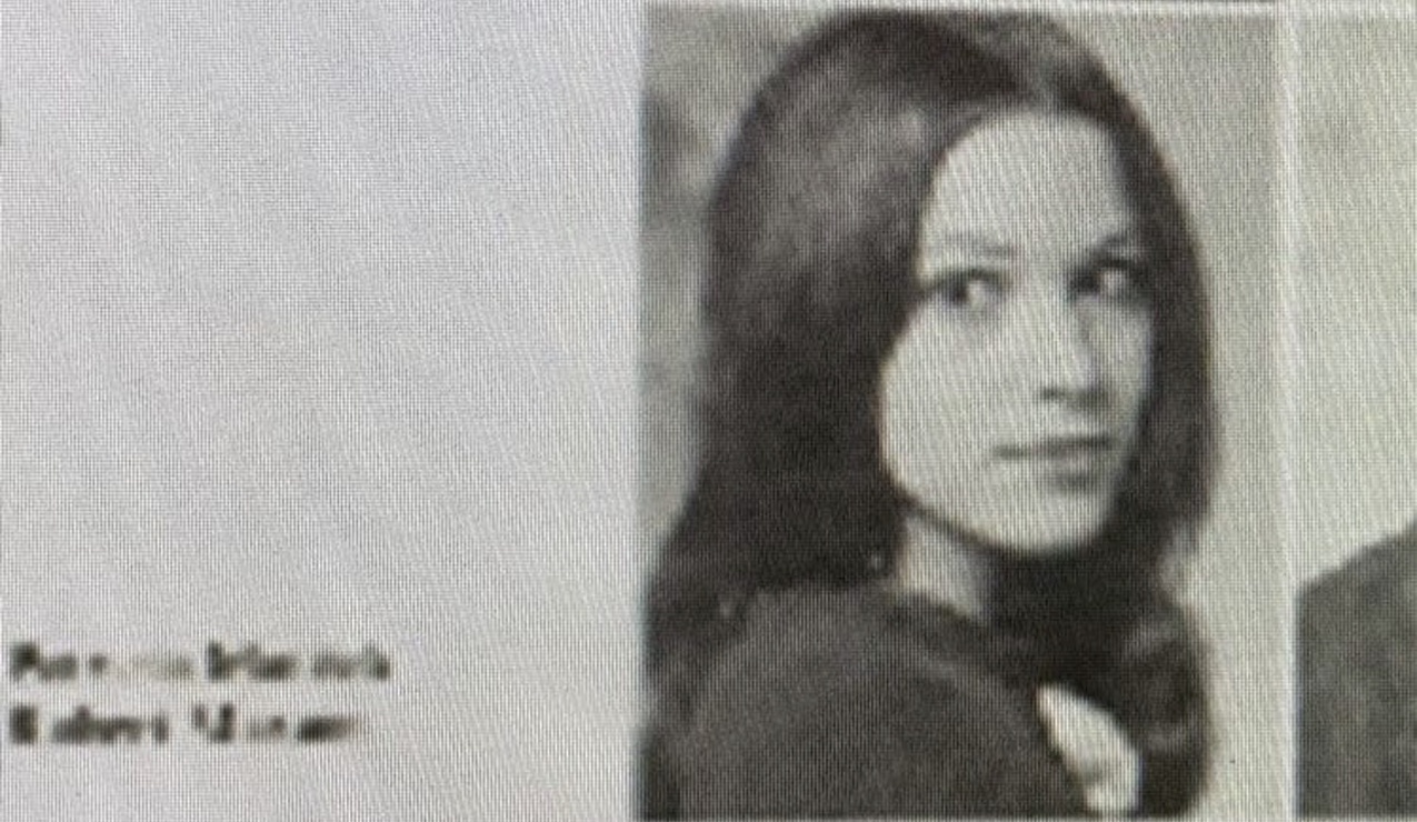 High school yearbook picture