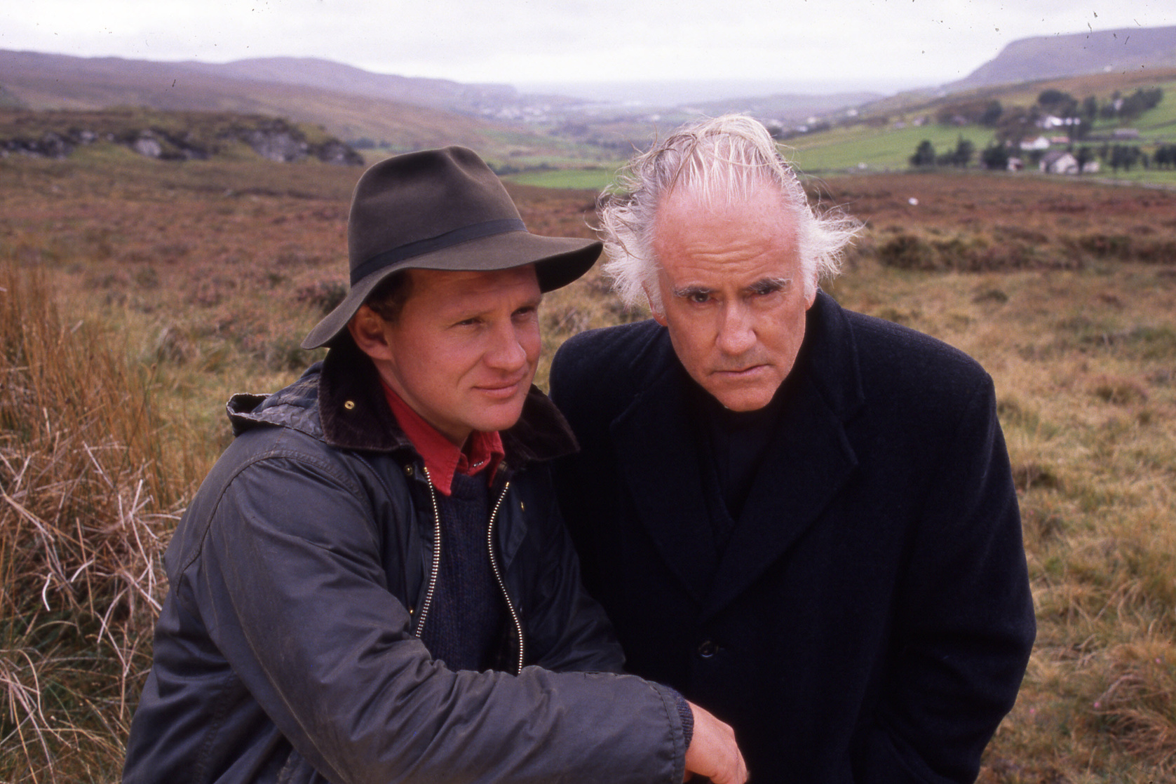 Director Colin Gregg and Ian Bannen