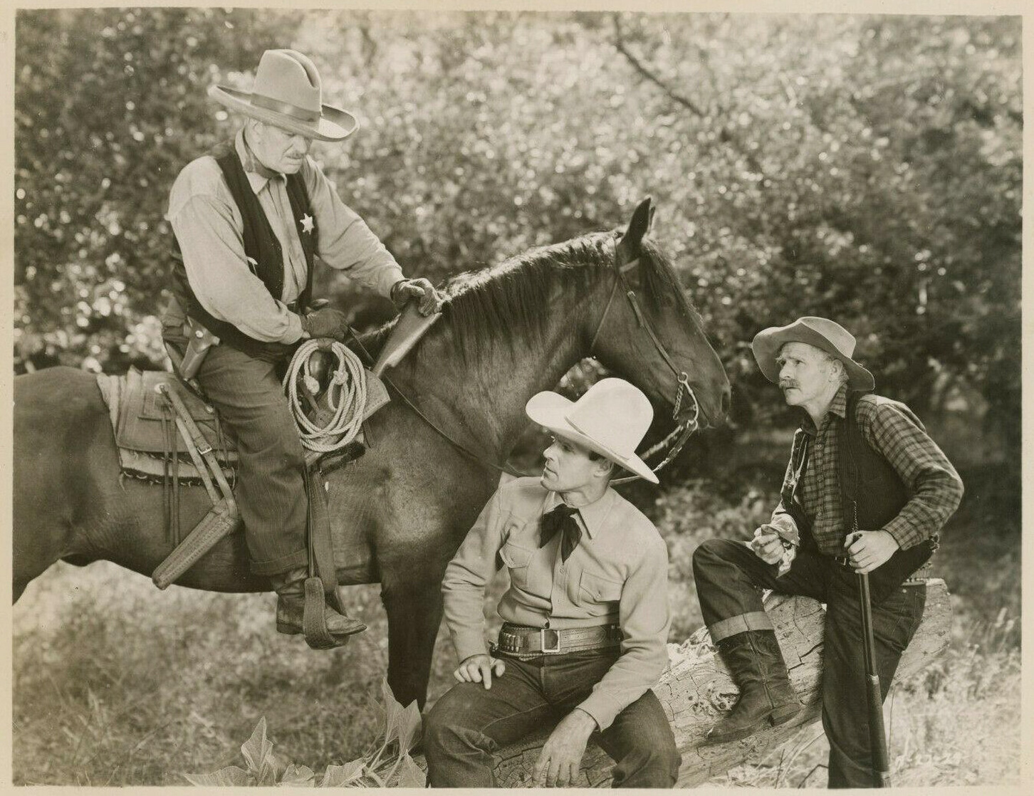 Bruce Mitchell, Kermit Maynard, Budd Buster