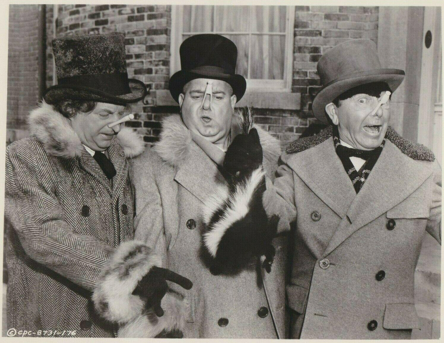 Larry Fine, Joe DeRita, Moe Howard