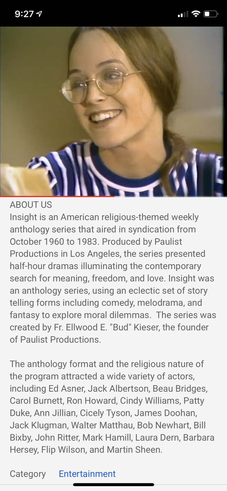 Insight TV Series: A Box for Mr Lipton, 1972