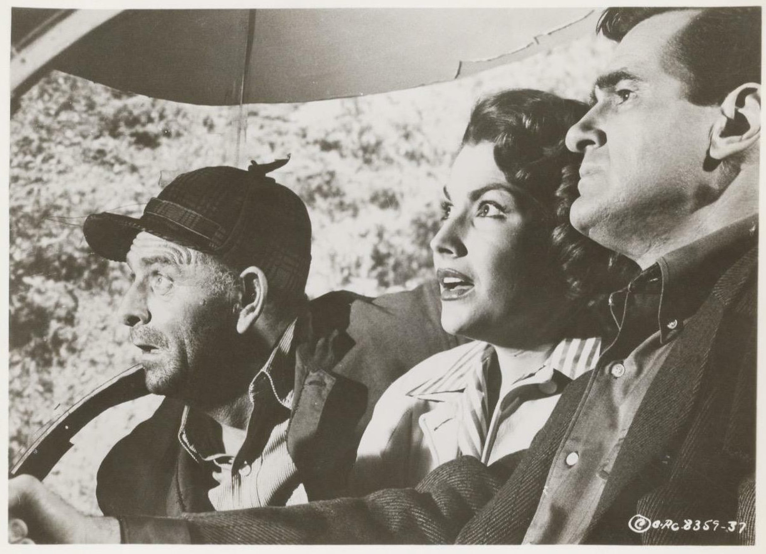 Louis Merrill, Mara Corday, Jeff Morrow