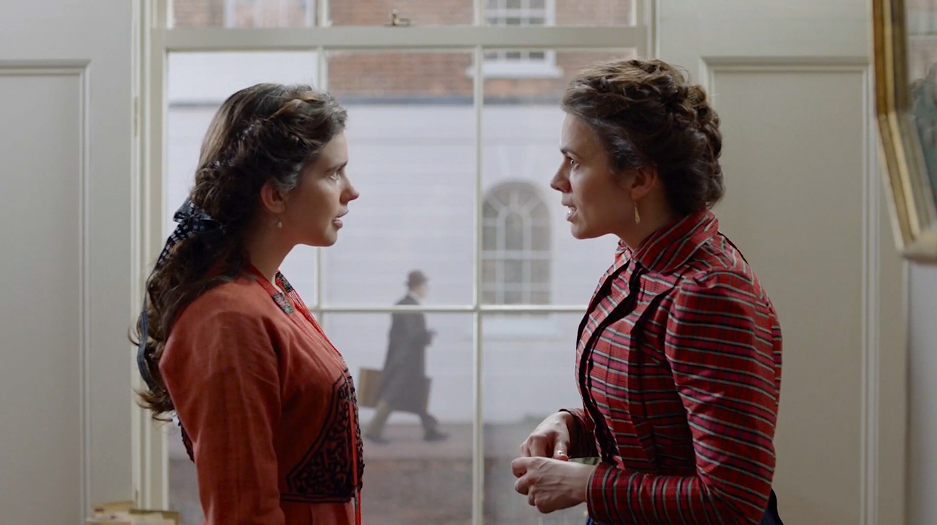 Hayley Atwell and Philippa Coulthard in 'Howards E
