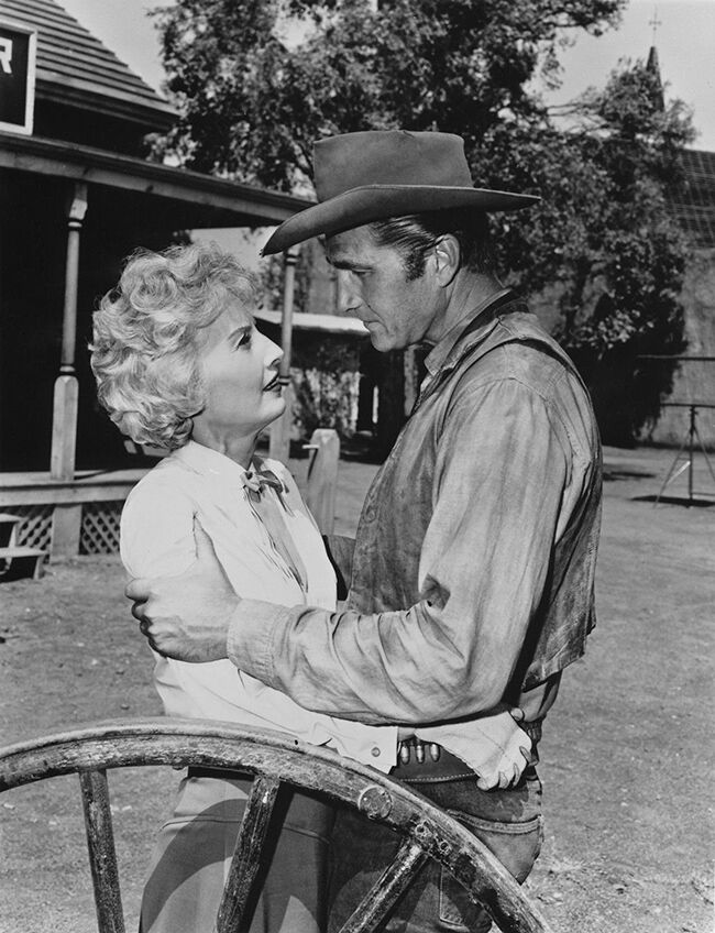 Barbara Stanwyck, Eric Fleming
