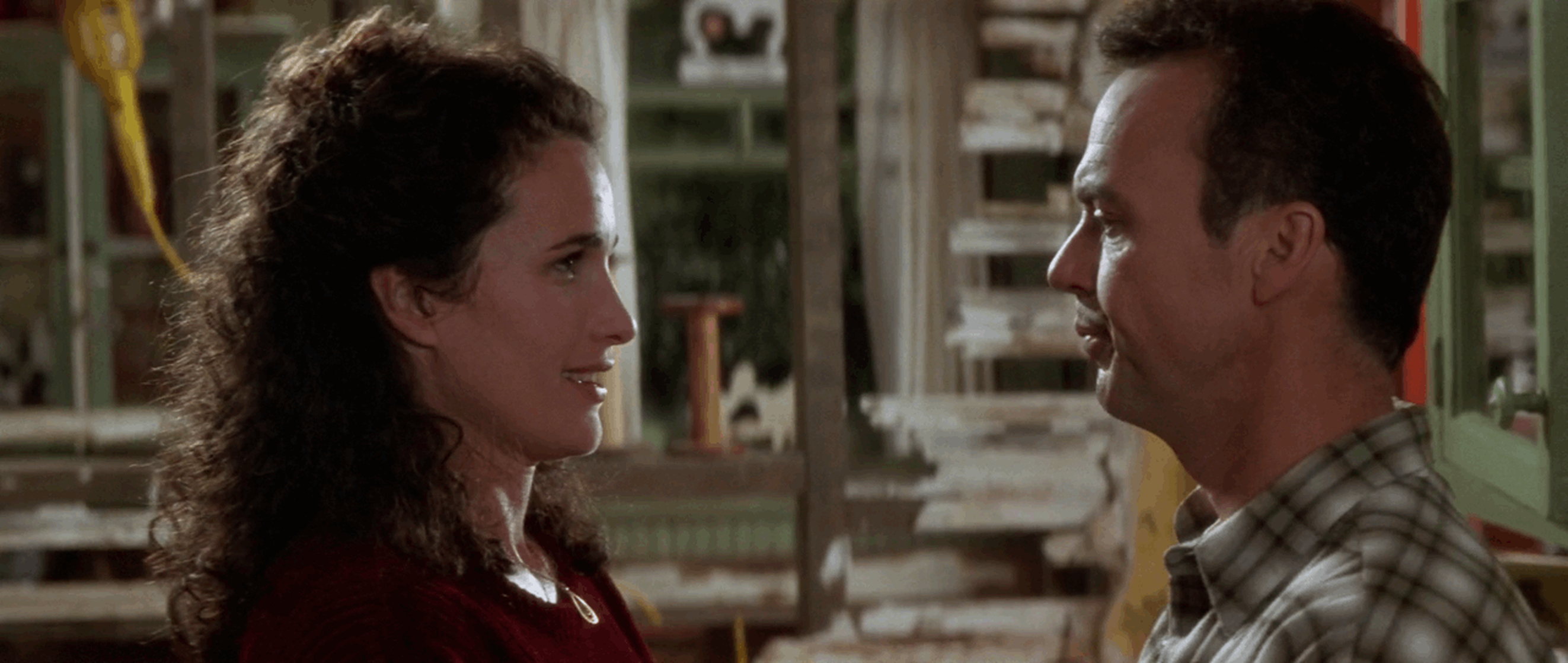 Andie MacDowell and Michael Keaton