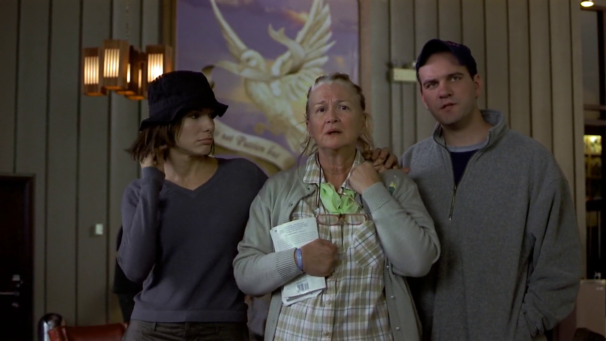 Sandra Bullock, Diane Ladd and Mike O'Malley