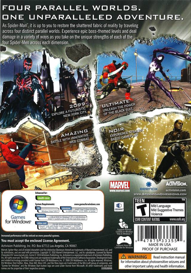 Picture of Spider-Man: Shattered Dimensions