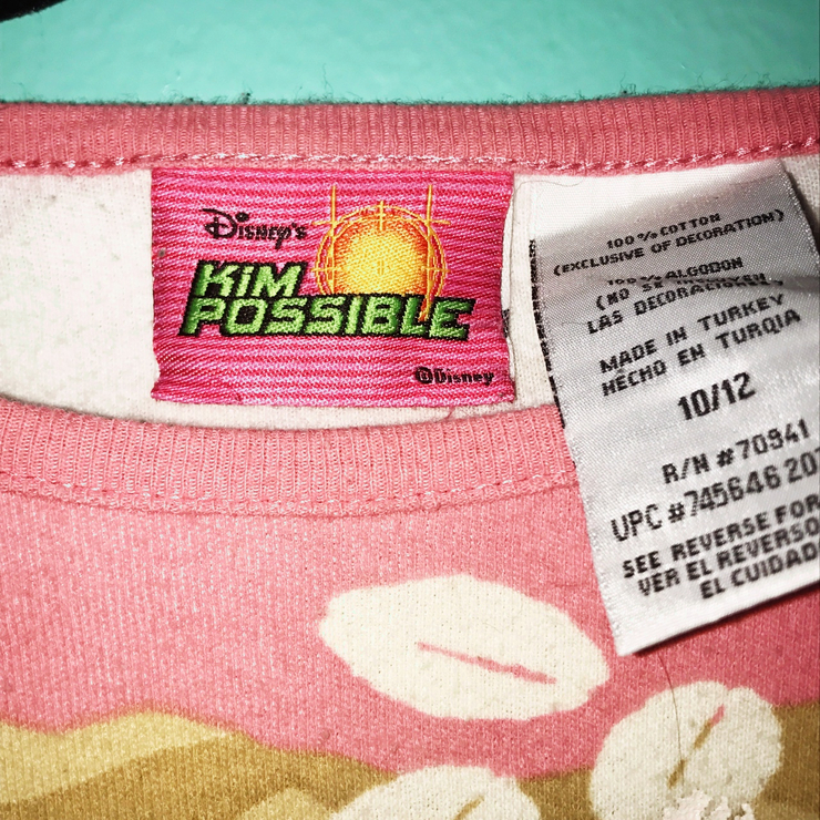 Picture of 90s kid/ early 2000s Kim Possible shirt \nLength...