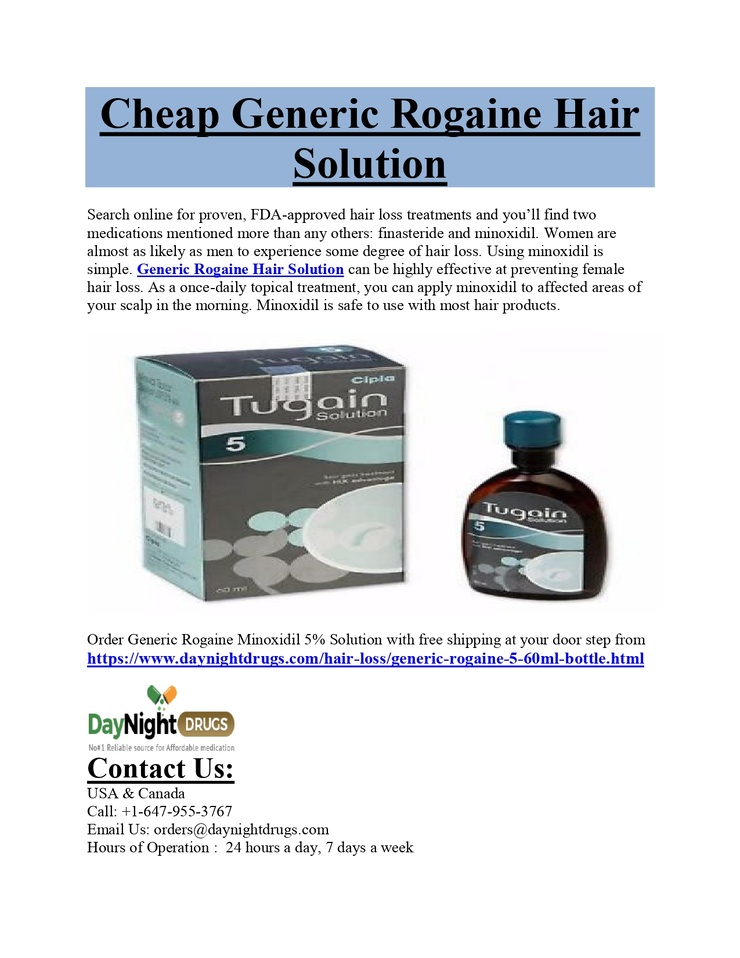 Generic Rogaine Hair Solution