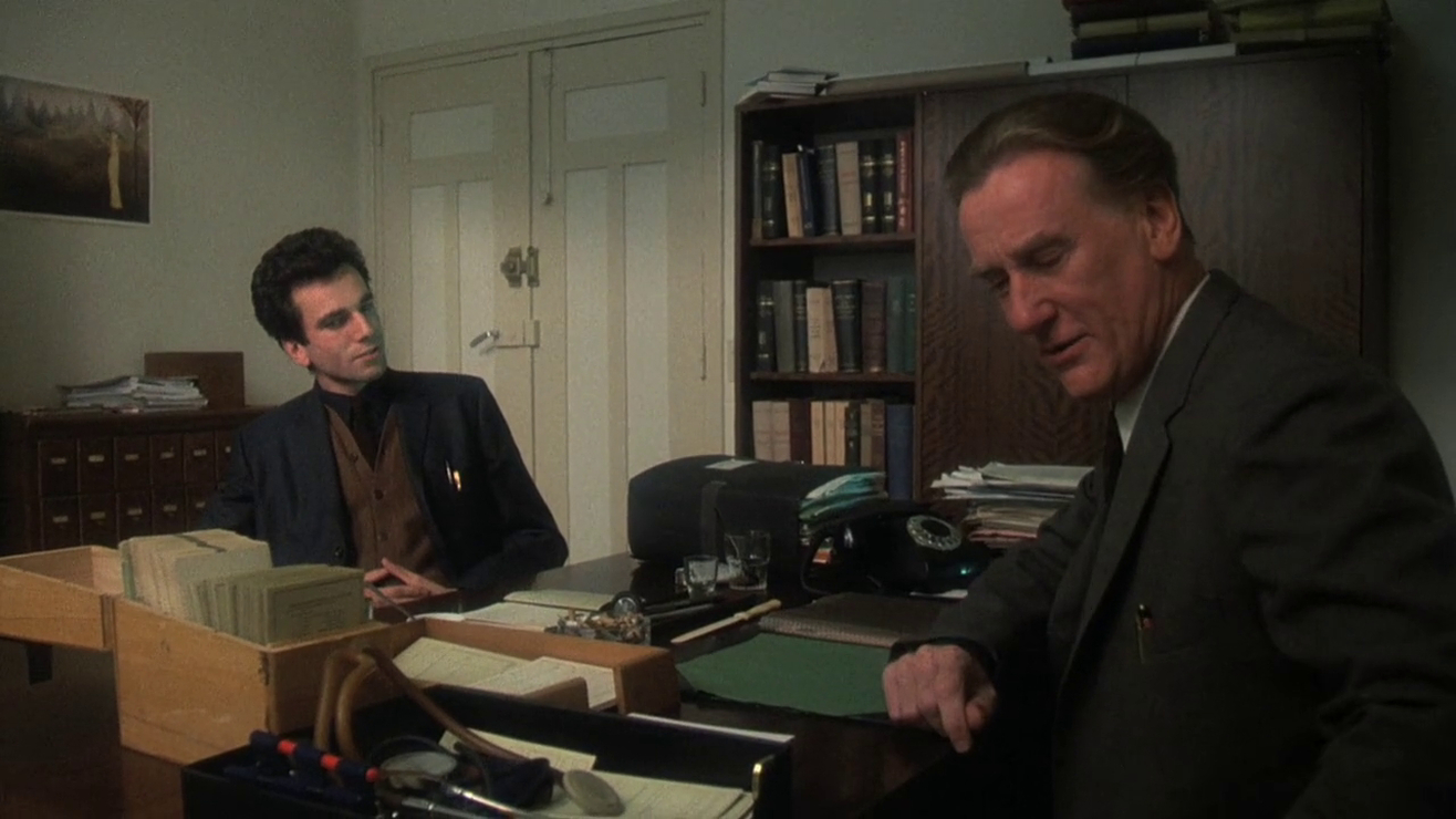 Daniel Day-Lewis and Donald Moffat