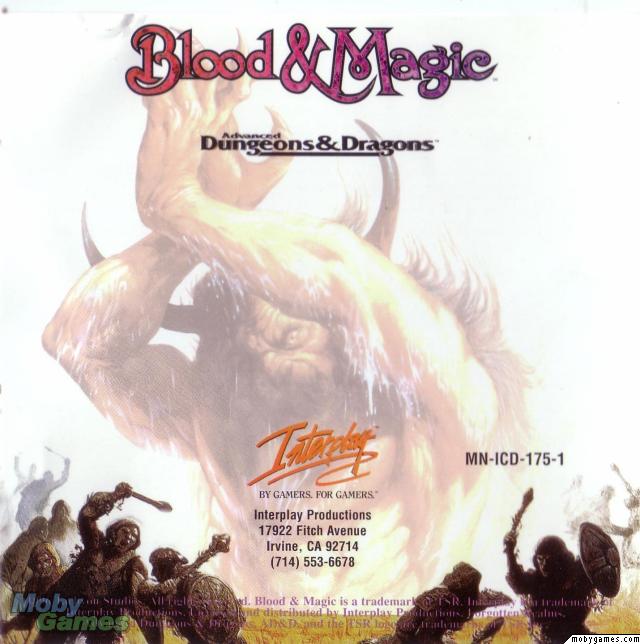 Picture of Advanced Dungeons & Dragons: Blood & Magic