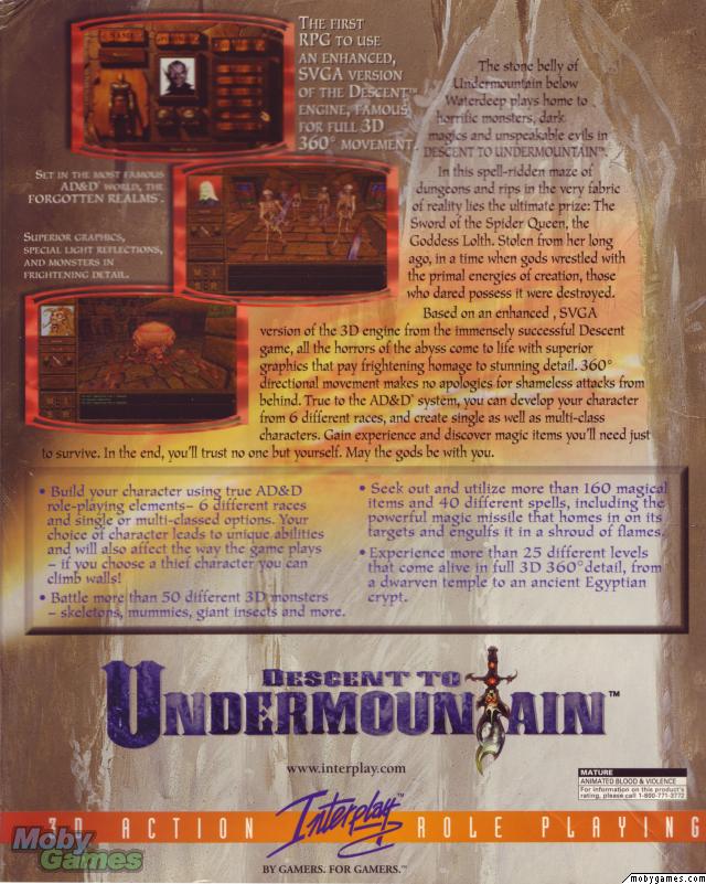 Image of Descent to Undermountain