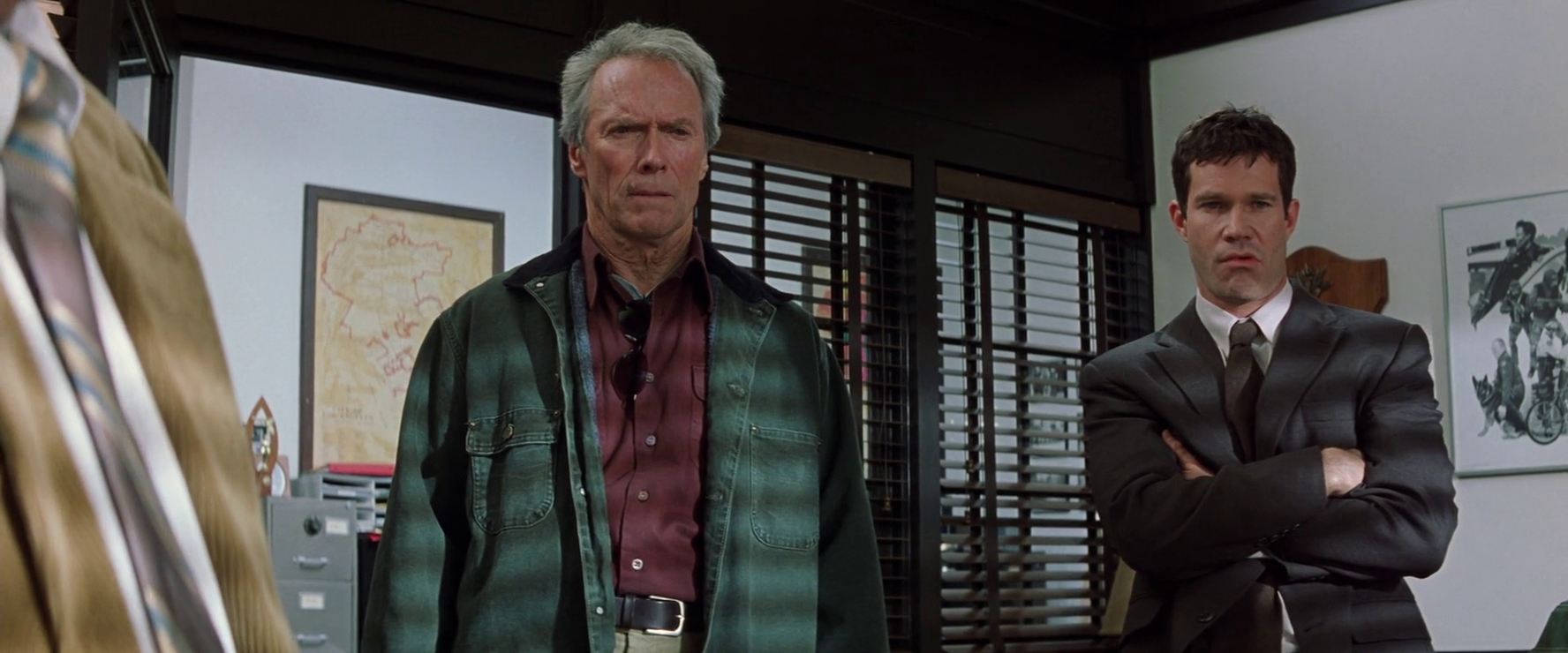 Clint Eastwood and Dylan Walsh