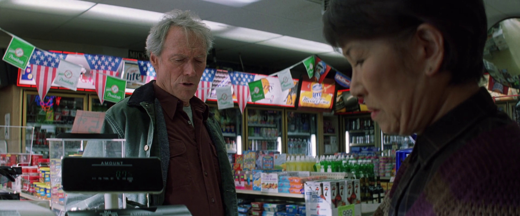 Clint Eastwood and June Kyoto Lu