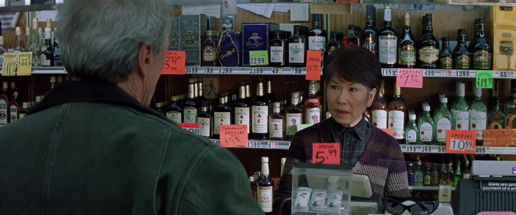 Clint Eastwood and June Kyoto Lu