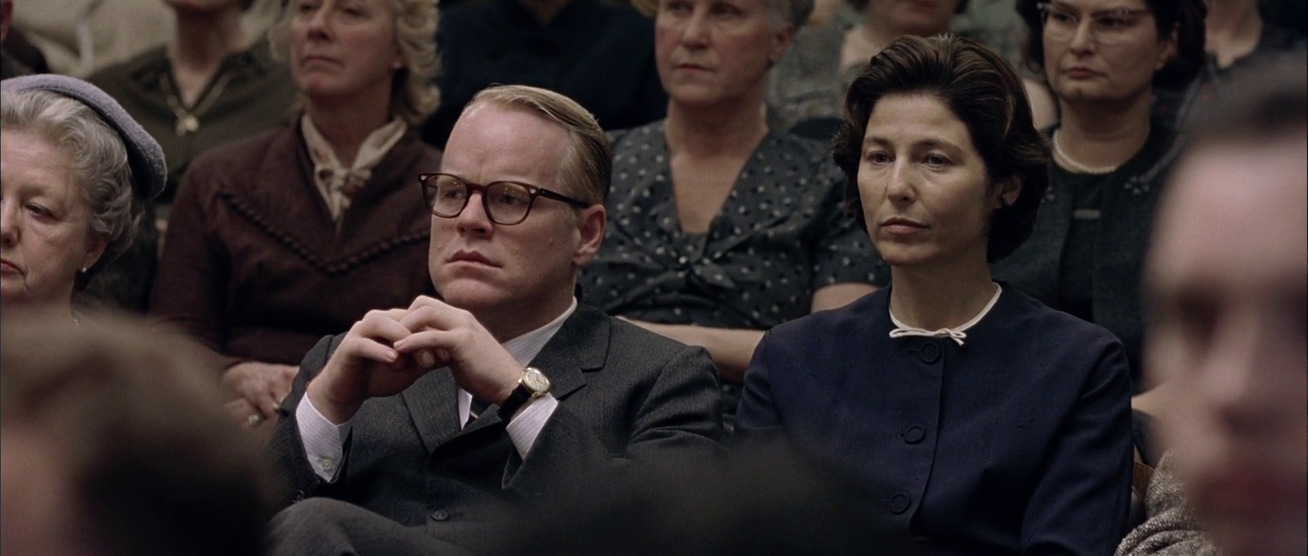 Philip Seymour Hoffman and Catherine Keener