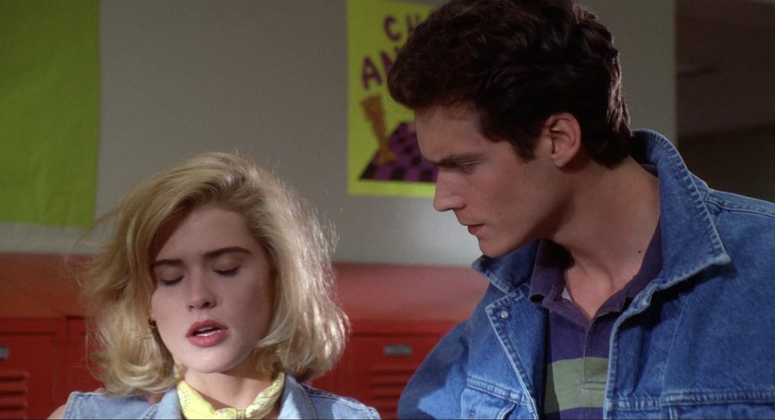 Kristy Swanson and Randall Batinkoff